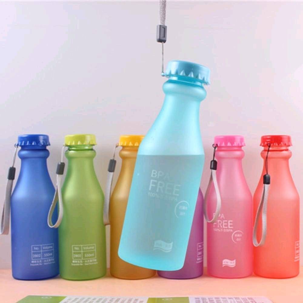 Botella libre de BPA 550 ml – 1 pza – HS Mayoreo