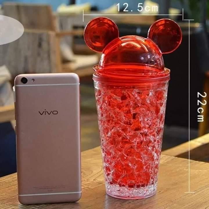 VASO DE HIDROGEL MICKEY MOUSE CON LUZ LED- (1 pza) – HS Mayoreo