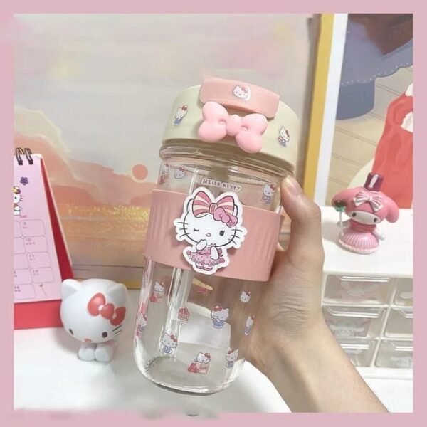 VASO HELLO KITTY DE VIDRIO (550ML) 1pza – HS Mayoreo