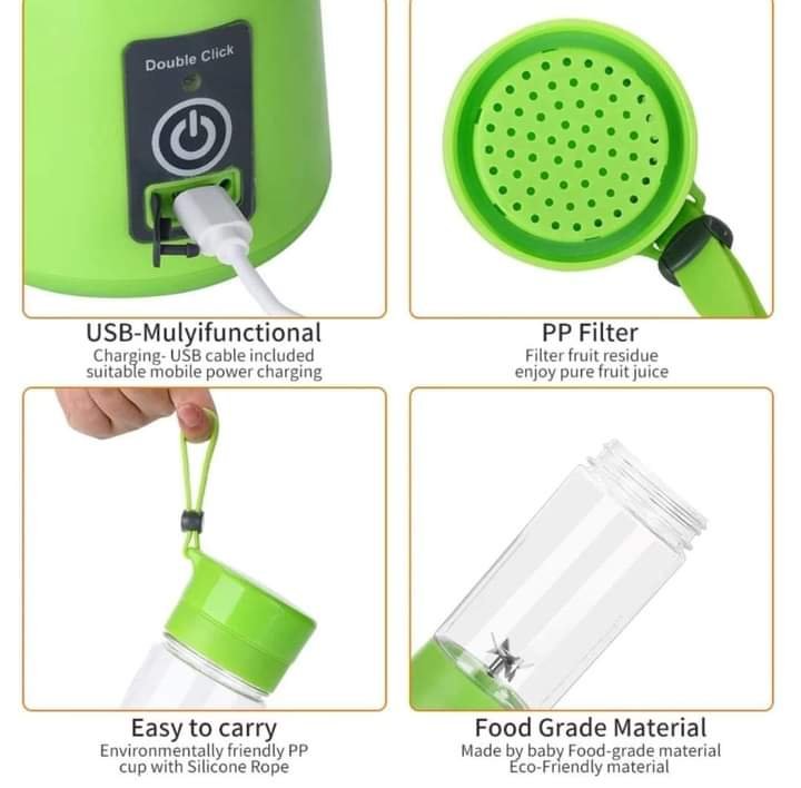 5262- LICUADORA PORTATIL USB (1 PZA) – HS Mayoreo