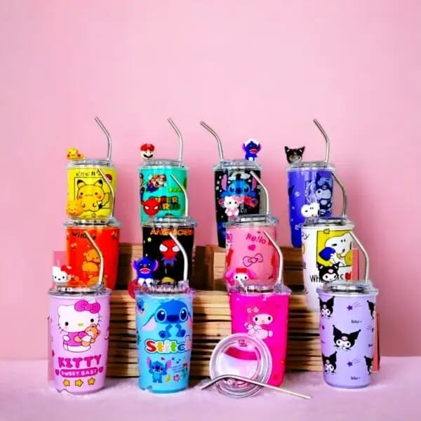 RR-12♥️TERMO DE PERSONAJES CON POPOTE DE METÁLICO FIGURITA 3D♥️ 480 ML (1 PZA) – HS Mayoreo