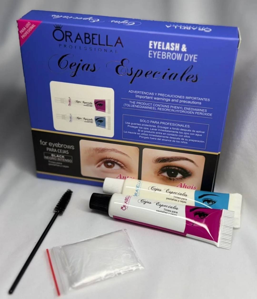 278 – KIT DE HENNA PARA CEJAS Y PESTAÑAS. (1 KIT) – HS Mayoreo
